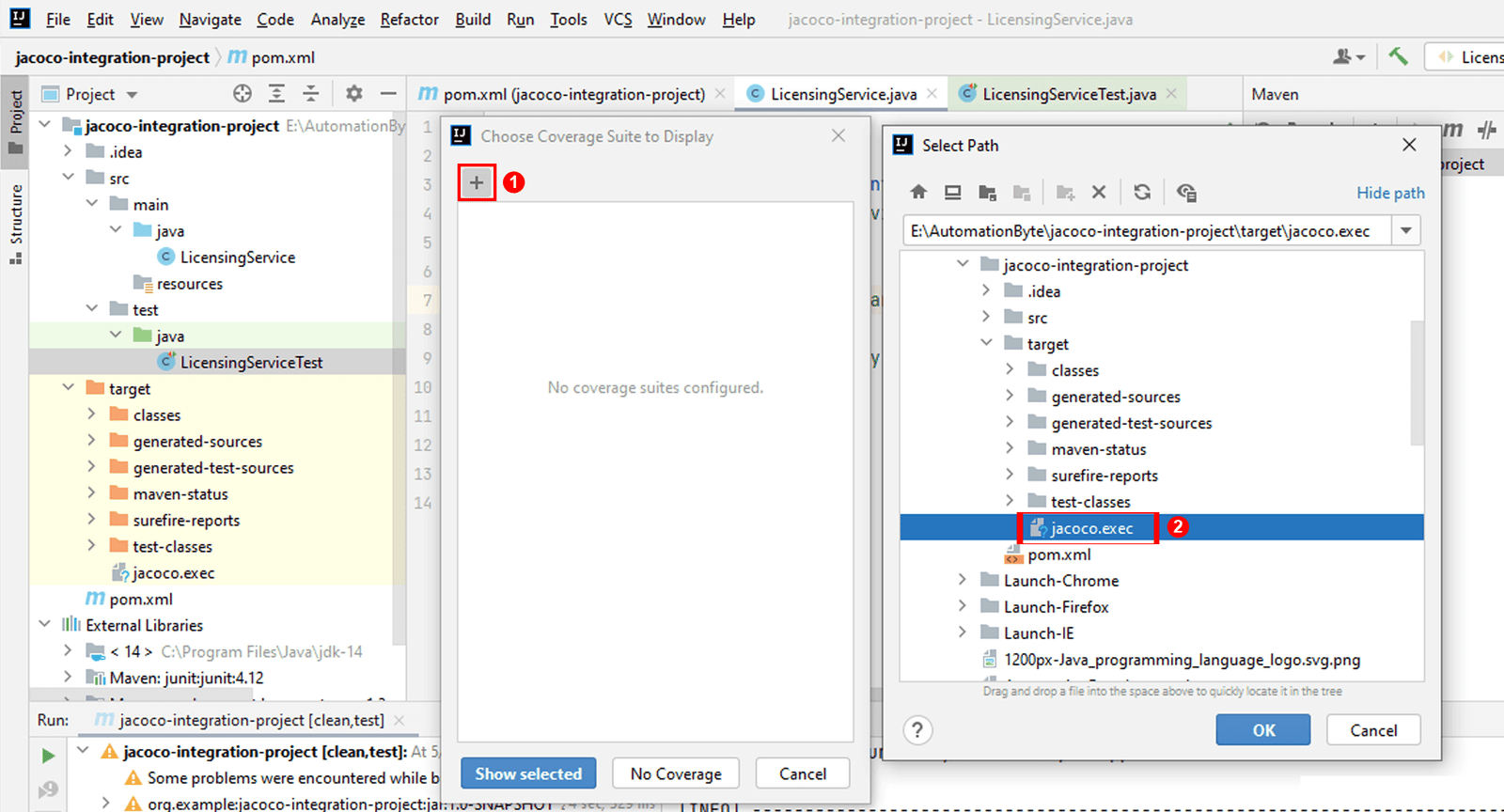 How to setup JaCoCo Code Coverage with Maven Project